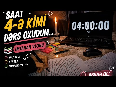 Qisa ders vlogu 📚🌟 | Semestr imtahani