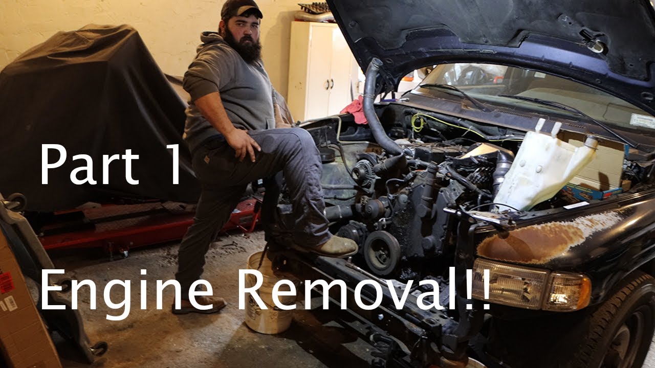 12 VALVE CUMMINS ENGINE REMOVAL! PART 1 - YouTube