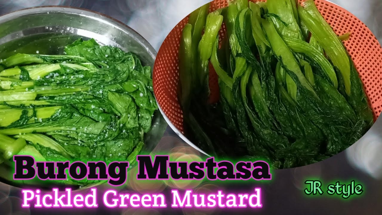 Pickled mustard/Burong Mustasa-JR style|simple homemade recipe - YouTube