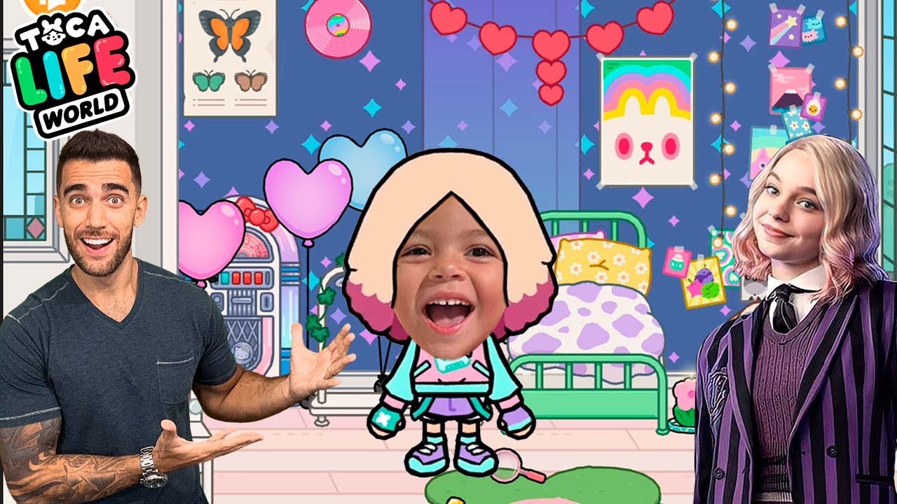 Criamos o quarto da Enid no Toca Life World! Criamos a Enid e a ...