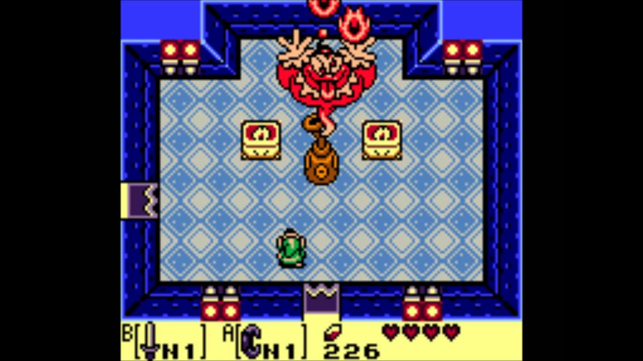 Zelda Link's Awakening - Boss 2 Génie - YouTube