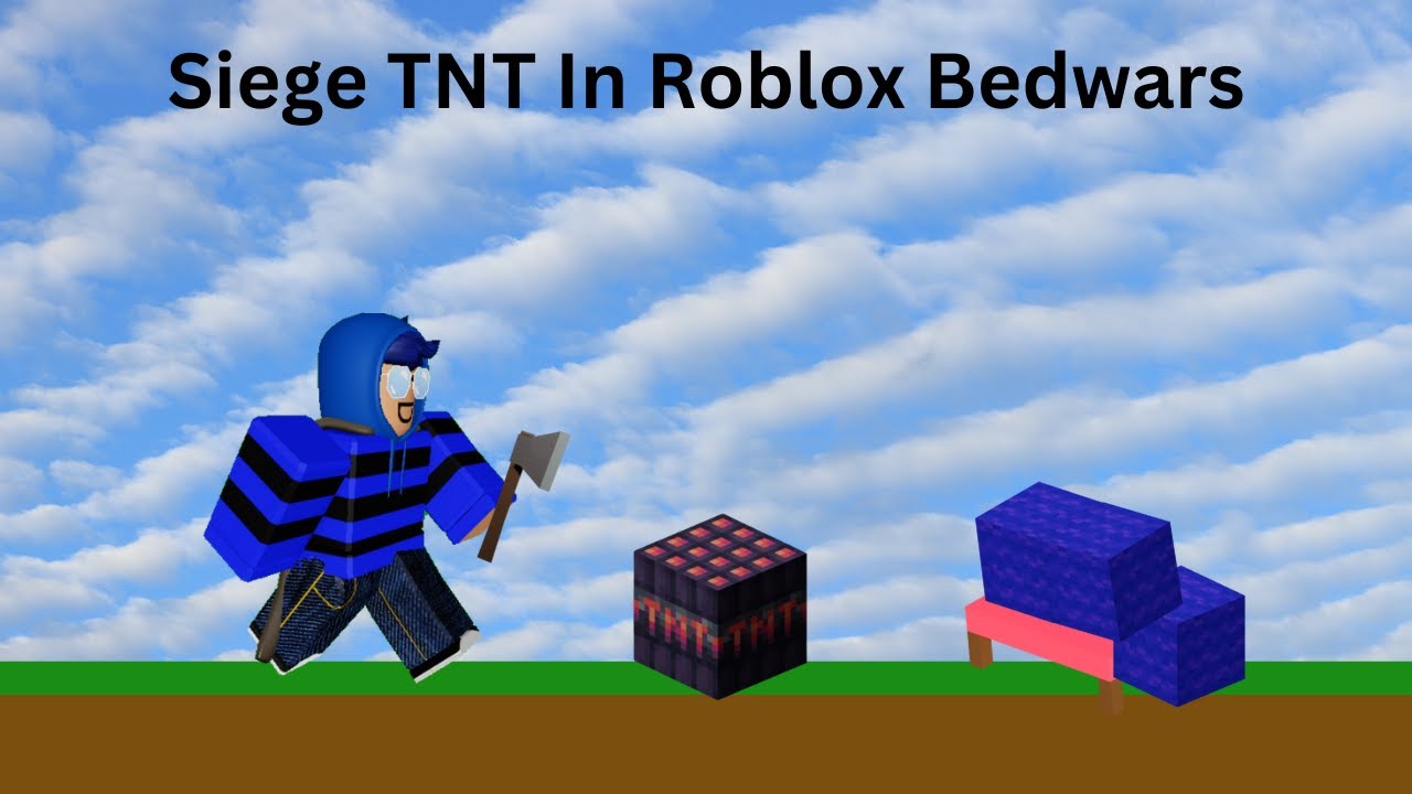Using SIEGE TNT in Roblox Bedwars - YouTube