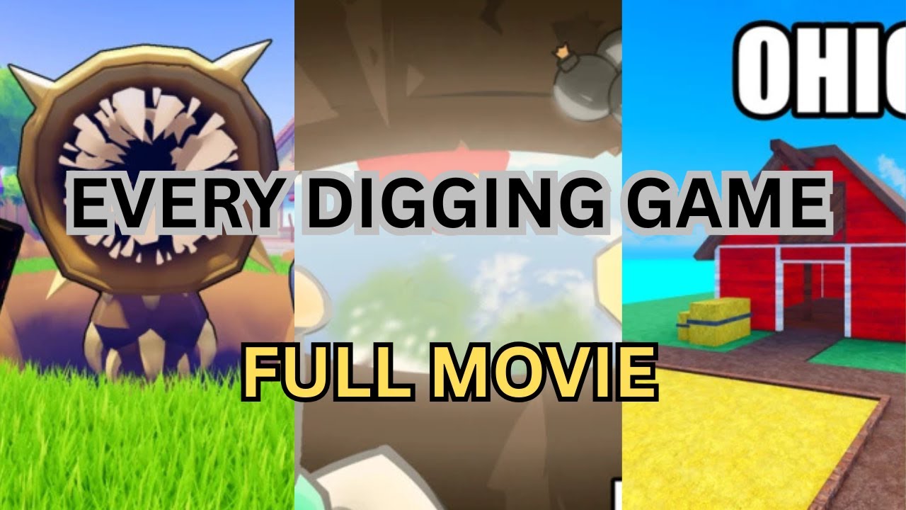 Played Every Digging Game On Roblox (Full MOVIE) - YouTube