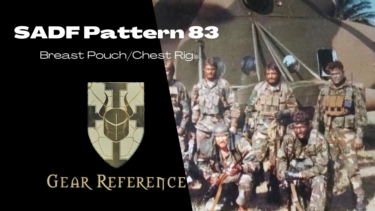 🇿🇦 SADF Pattern 83 Breast Pouch | Ein beliebtes Chest Rig welches es ...