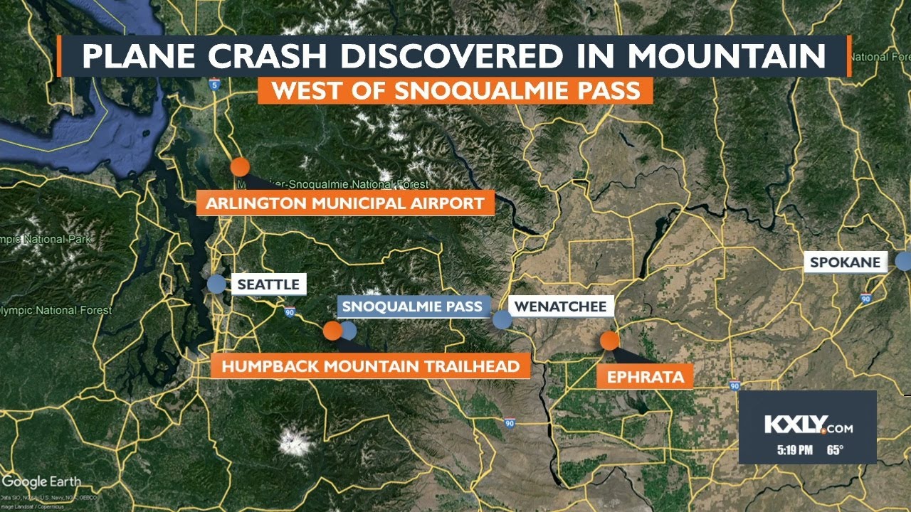 Plane crash discovered in mountain - YouTube