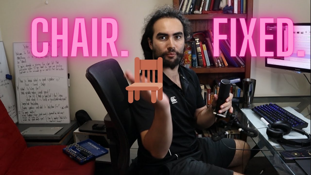 Learning about my Broken Office Chair - YouTube