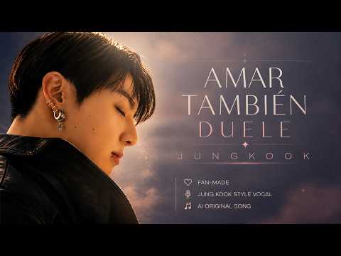 AMAR TAMBIÉN DUELE 💔 | FAN-MADE | JUNG KOOK STYLE VOCAL | AI ORIGINAL SONG