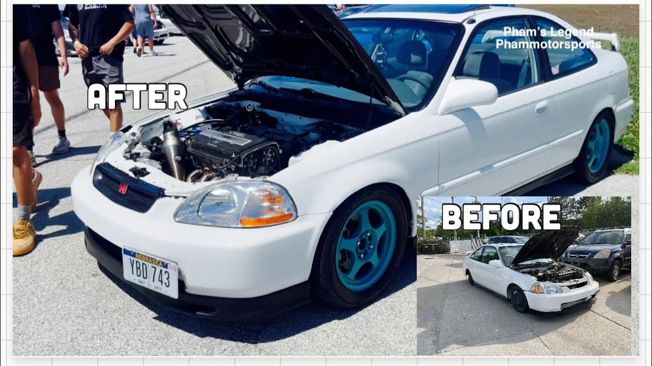 Turbo ek civic sold to new owner transformation || Pham’s Legend - YouTube