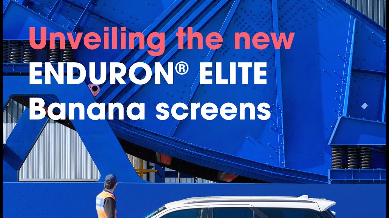 ENDURON® ELITE Banana Screens for hard rock mining - YouTube
