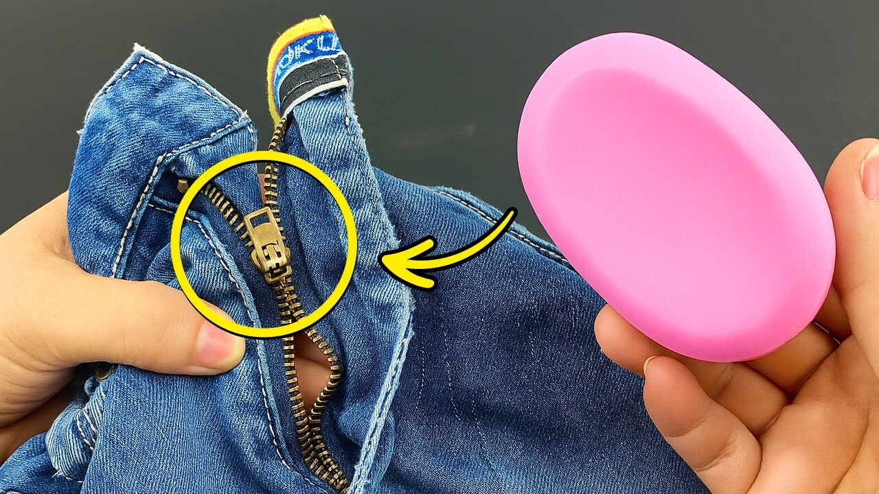 Weird Hacks That Actually Work: Rub soap on zipper teeth → stuck zip ...
