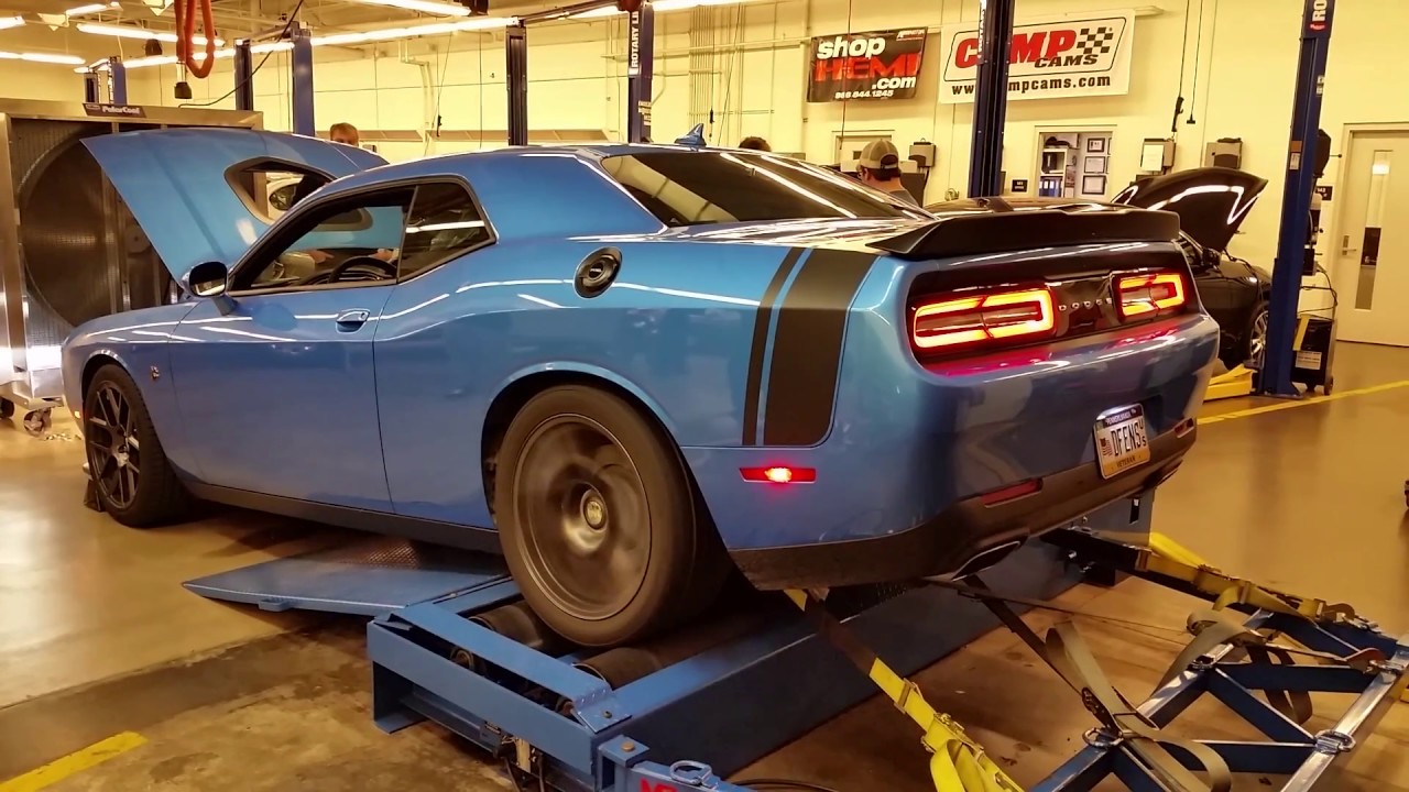 Scat pack dyno - YouTube