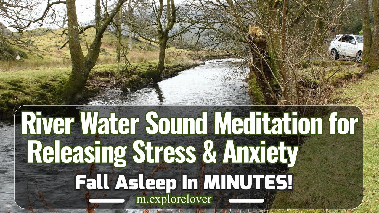 Real River Water Sound For Deep Relaxation Meditation for sleep ...