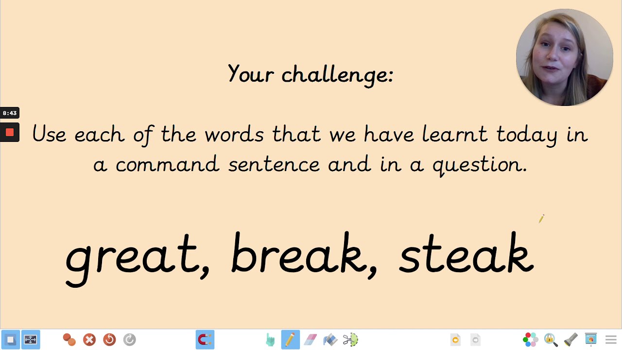 Y2 Phonics CEW great steak break - YouTube