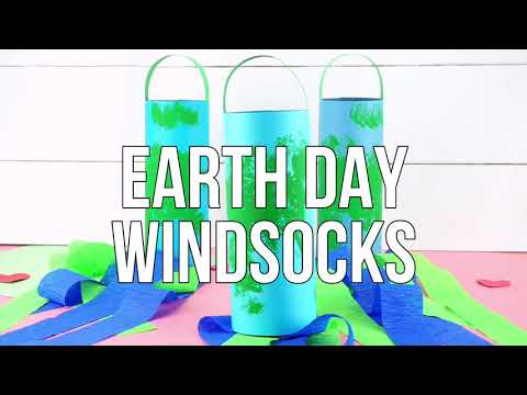 How to Make Earth Day Windsocks - YouTube