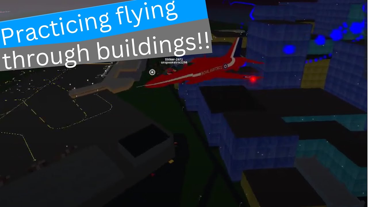 Practicing flying through building in Pilot Training Flight Simulator ...