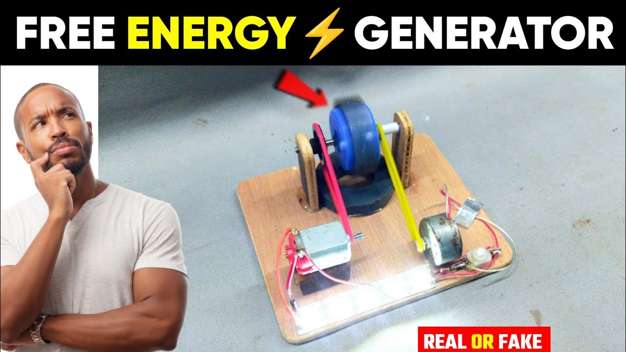 Free energy generator with two dc motor / real or fake? / free energy ...