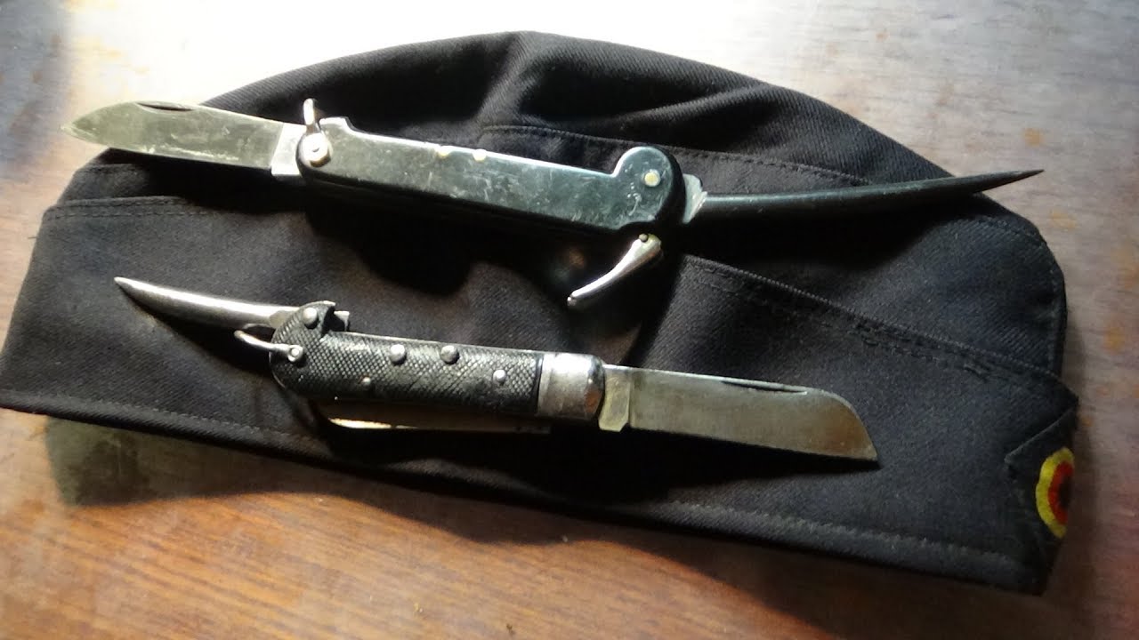 Matrosen Taschenmesser der Kriegsmarine und der Bundesmarine - YouTube