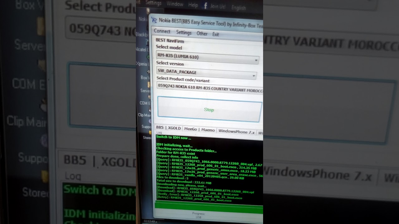 Flashing Nokia Lumia windows 610--RM. 835 - YouTube