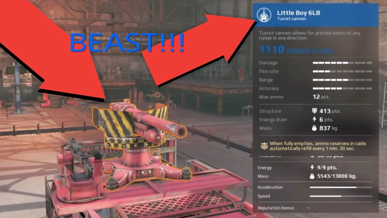 LITTLE BOY 6LB IS THE BEST CANNON IN CROSSOUT! - YouTube