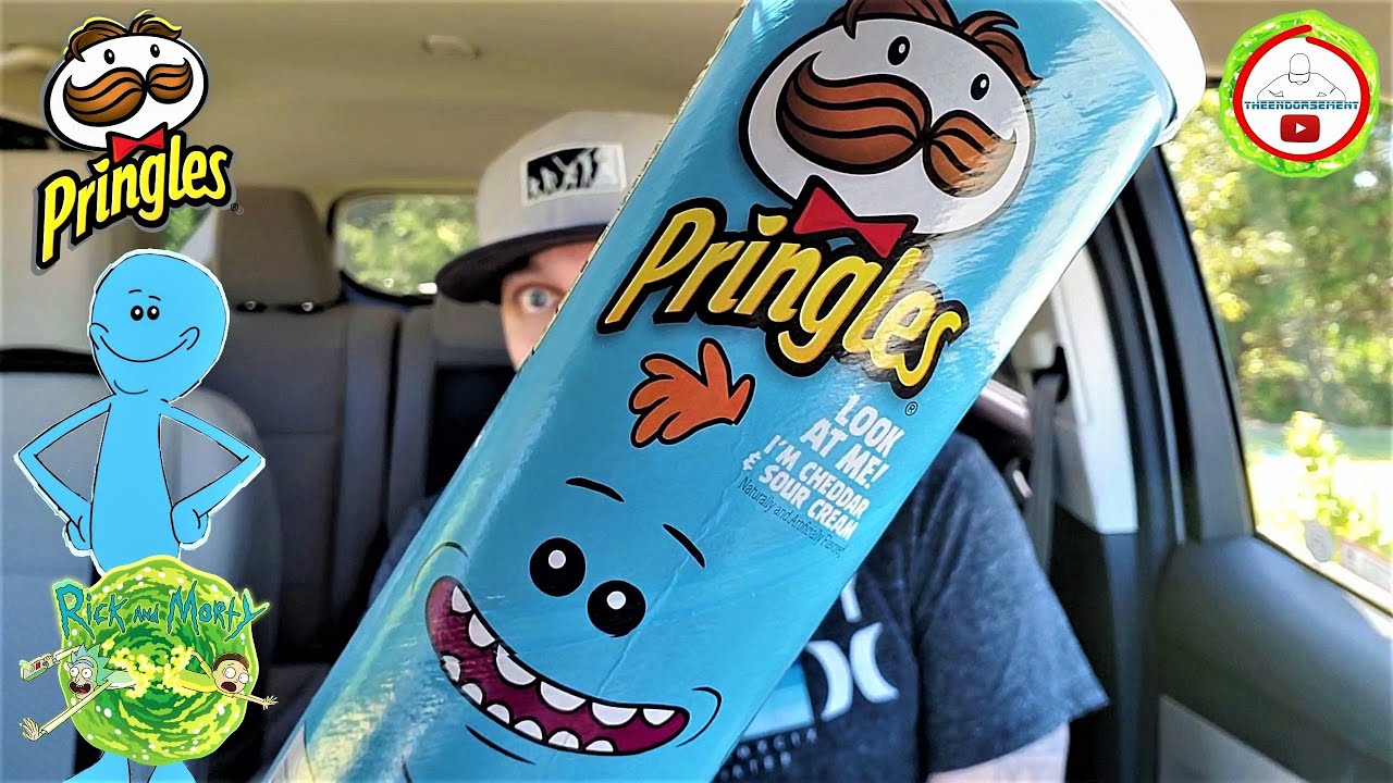 Pringles® LOOK AT ME I'M CHEDDAR & SOUR CREAM REVIEW! | Mr.Meeseeks ...