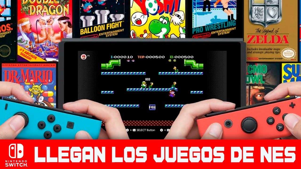 ¡Llegan los juegos de NES a Nintendo Switch! - YouTube