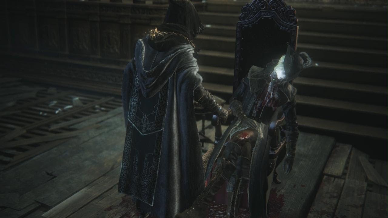 Bloodborne: Lady Maria BOSS First Attempt - YouTube