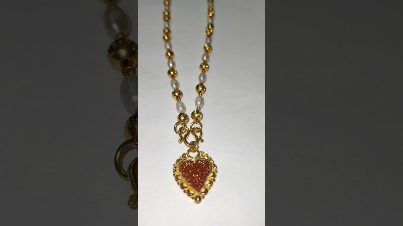 Muthumani malai||pearls chain design||முத்துமணி மாலை@Alif jewellery ...