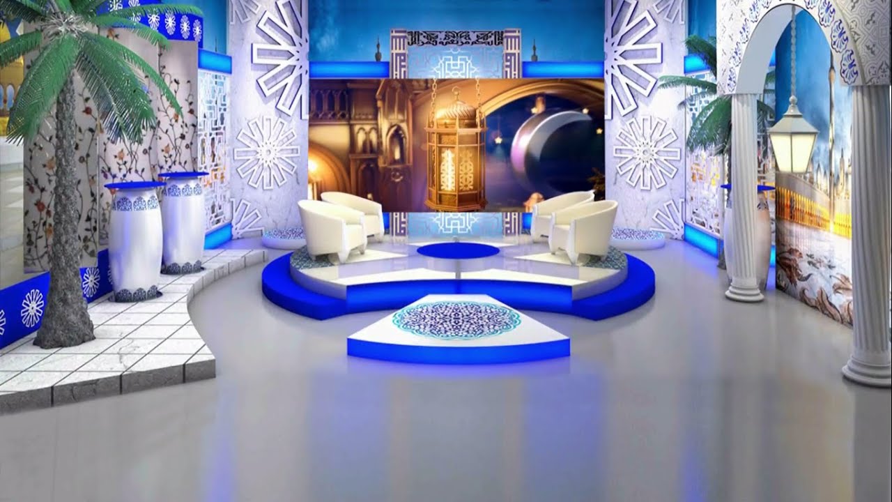 Islamic Ramadan TV Studio Background #BackgroundStarhill - YouTube