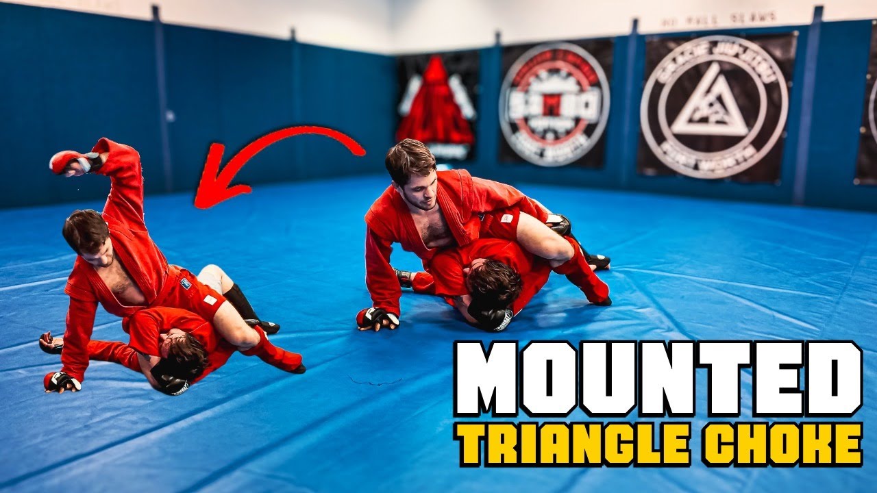 How to do a Mounted Triangle Choke (don't forget to GROUND and POUND ...