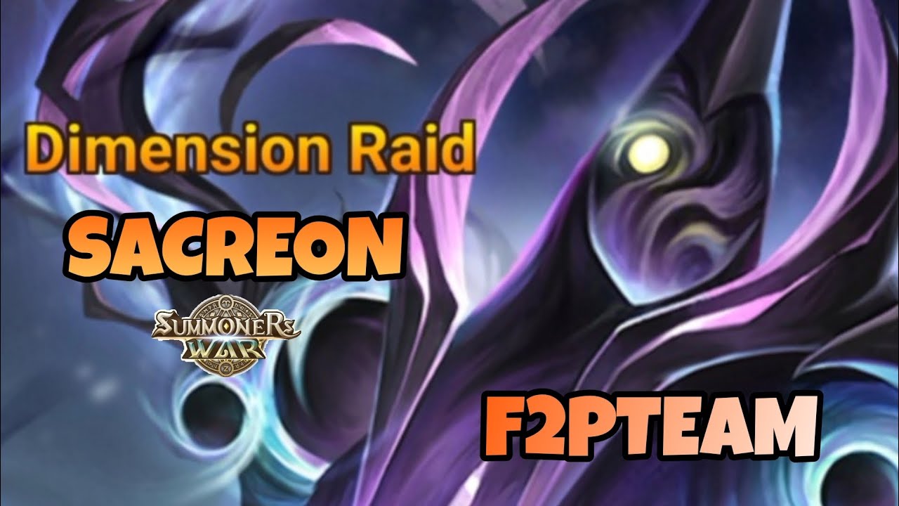 DIMENSION RAID SACREON [Summoners War : Sky Arena] - YouTube