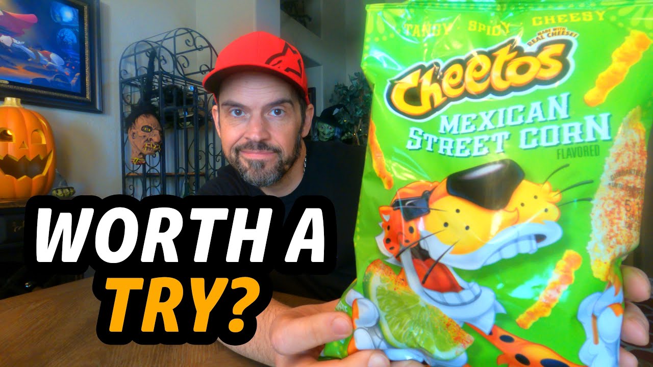 MEXICAN STREET CORN CHEETOS (Food Review) - YouTube