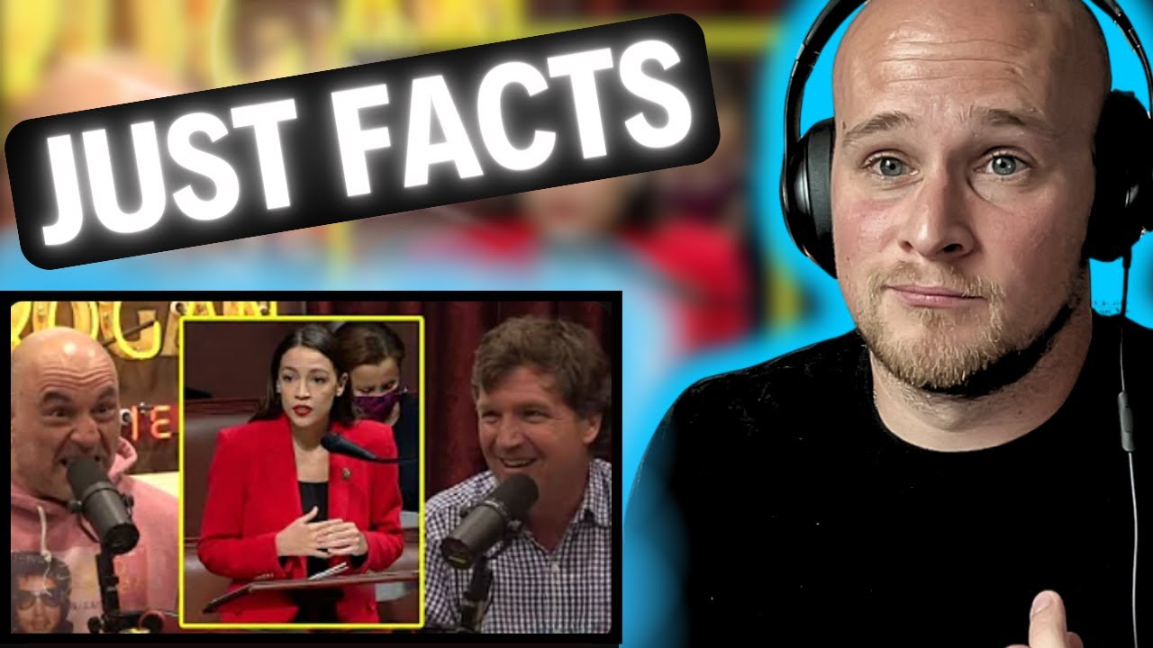 Tucker & Joe "AOC is so dumb" | Joe Rogan & Tucker Carlson | REACTION ...