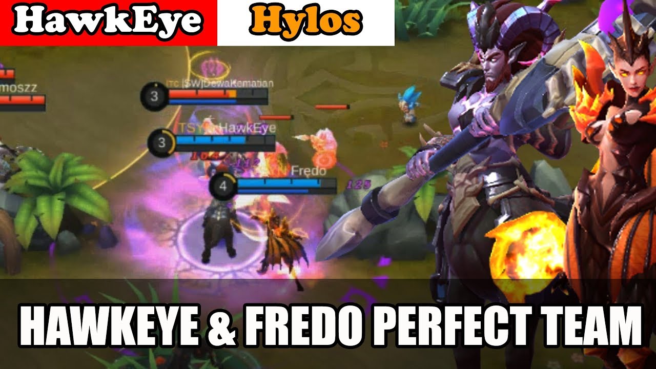 HawkEye & Fredo Perfect Team (Top 4 Global Hylos) Mobile Legends ...