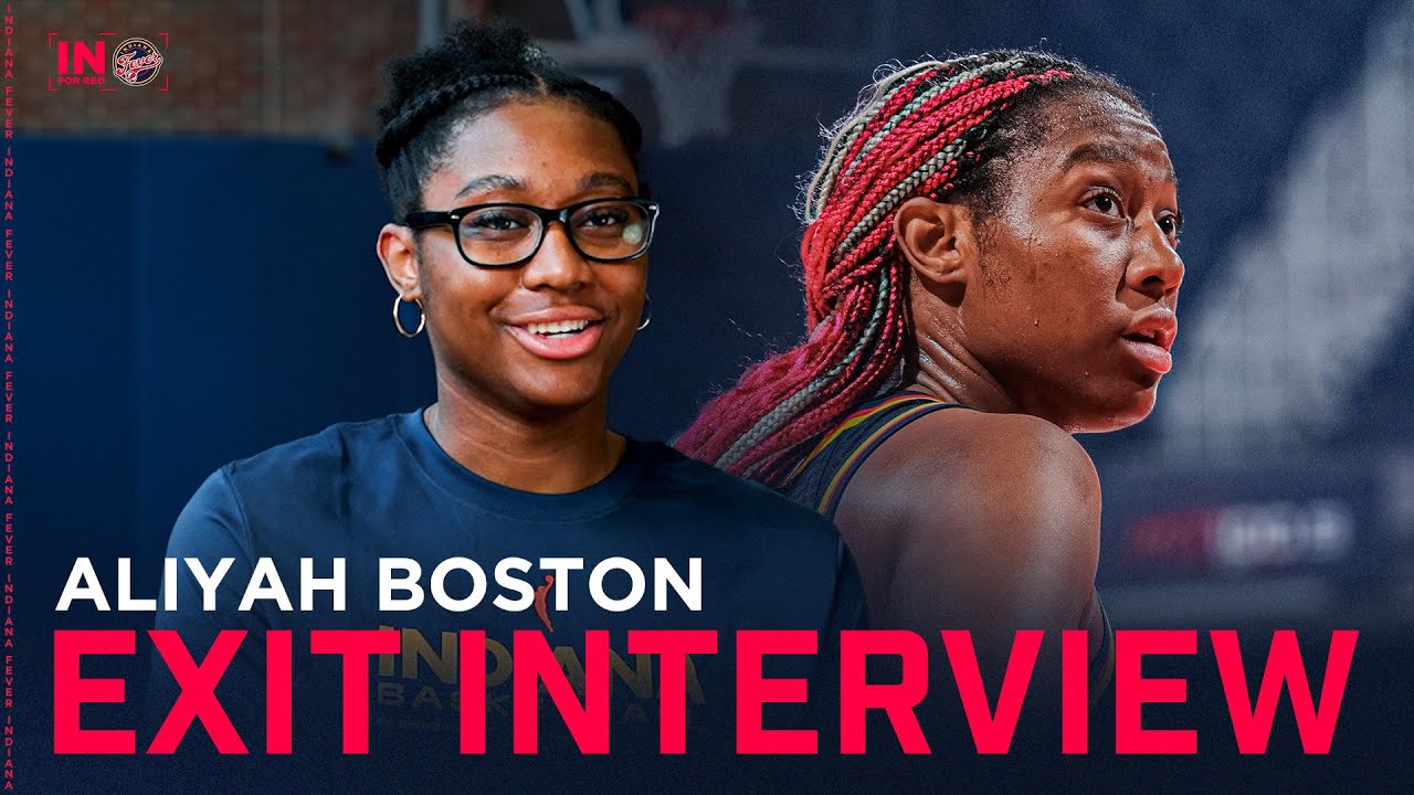 Aliyah Boston 2023 Exit Interview | Indiana Fever - YouTube