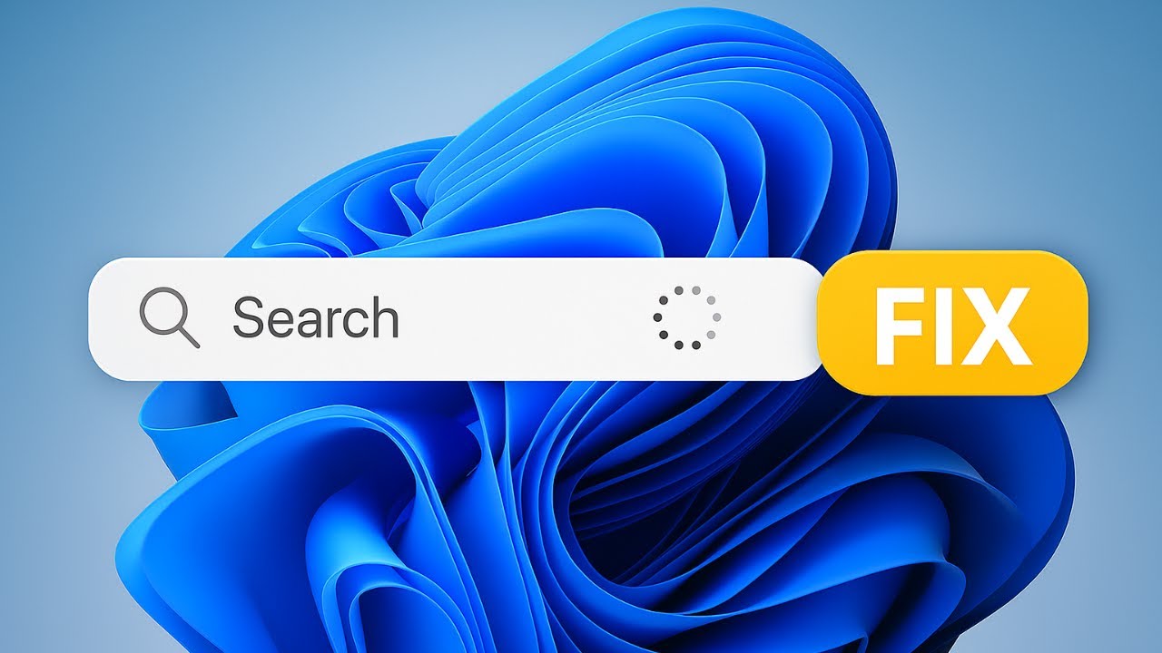 How To Fix Windows 11 Search Bar Keeps Loading - YouTube