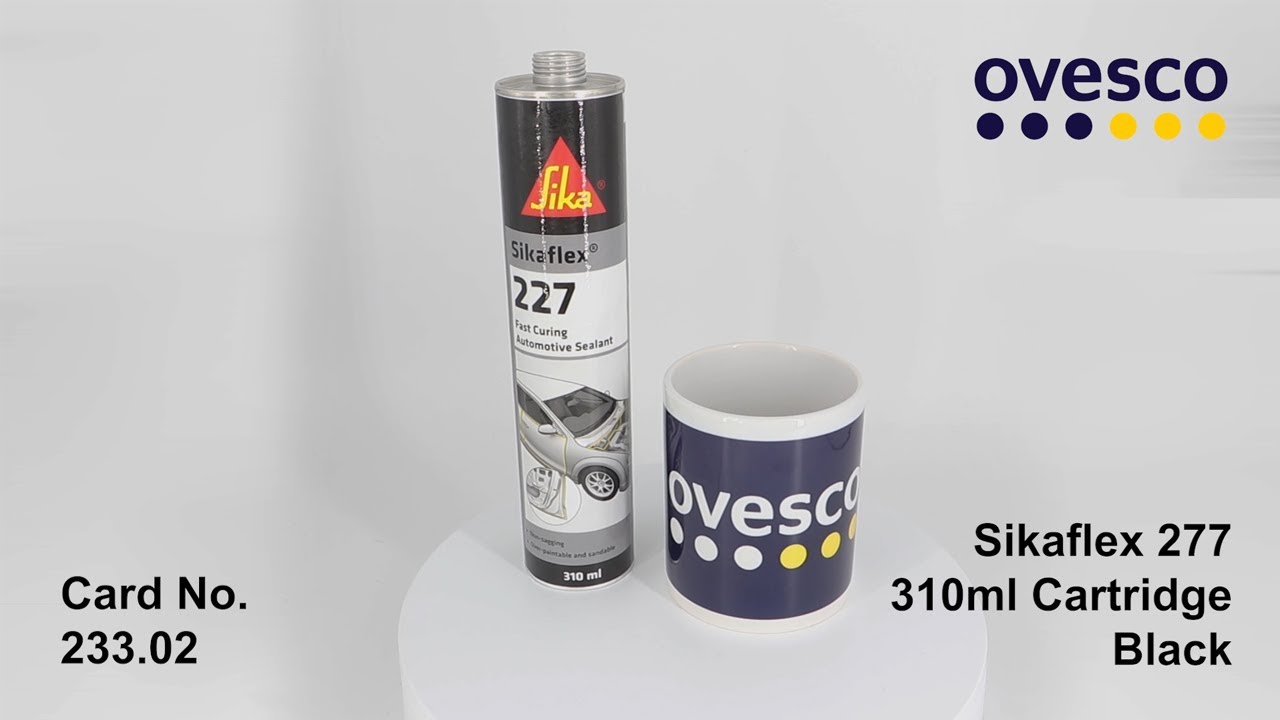 Sikaflex 277 310ml Cartridge Black - YouTube