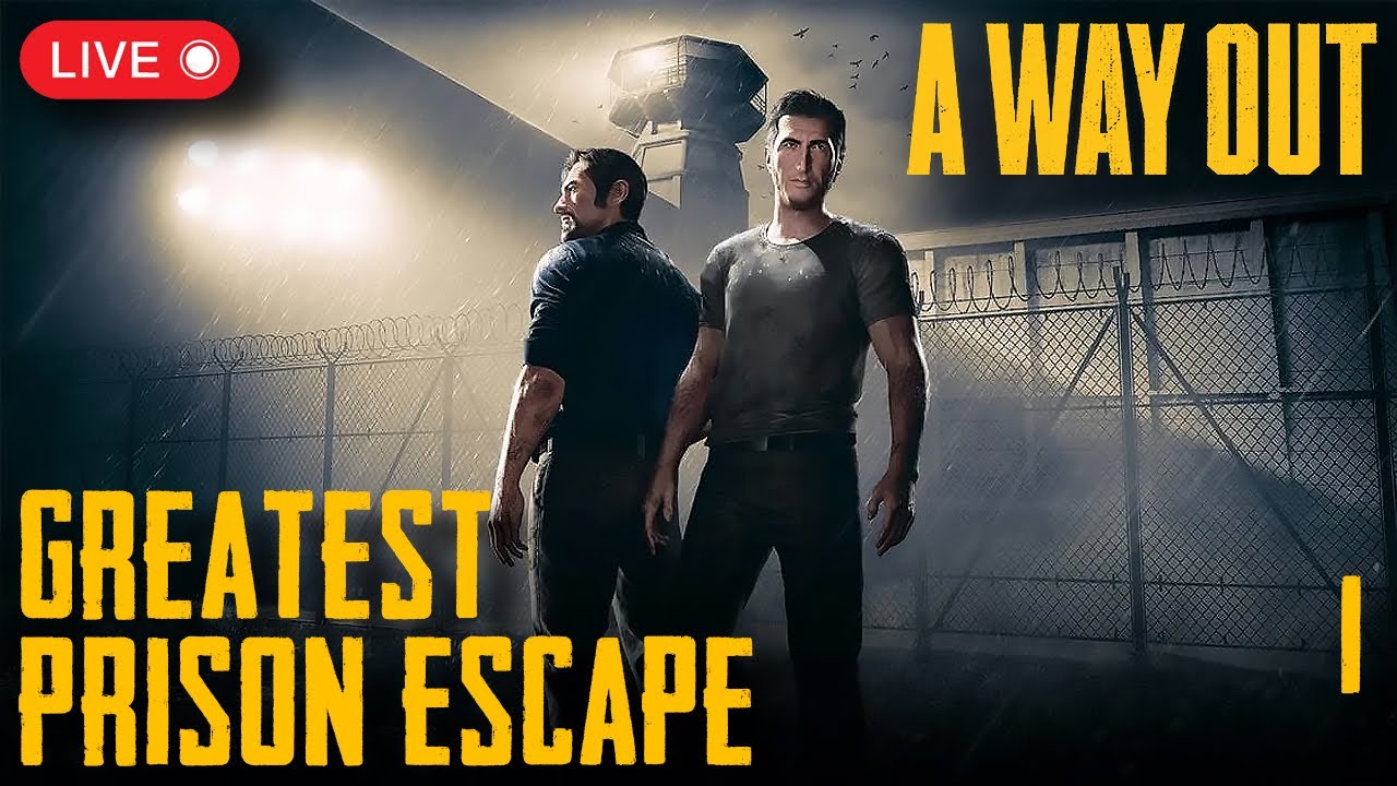 Playing The Best Prison Escape Multiplayer Game Ever | A Way Out PART-1 | MrGamie - YouTube