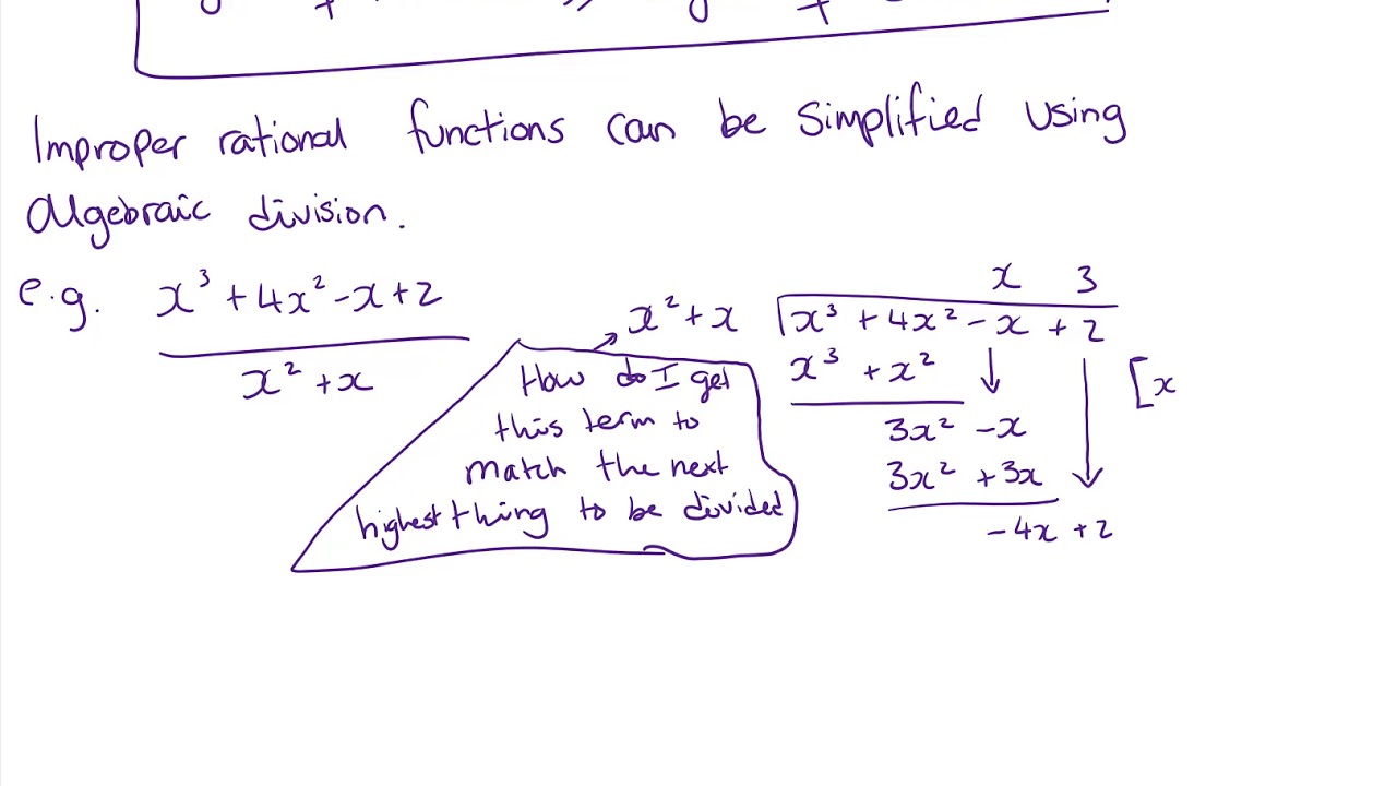 Algebraic Division - YouTube