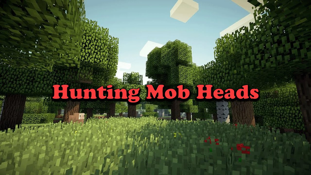 Hunting Mob Heads with the Boys in Minecraft - YouTube
