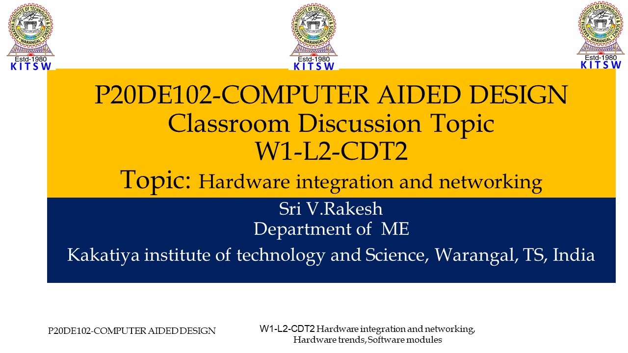 Hardware integration and networking in computer aided design - YouTube