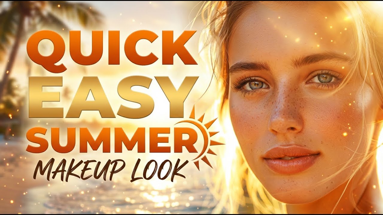 BRIGHT QUICKY SUNNY MAKEUP TUTORIAL - YouTube