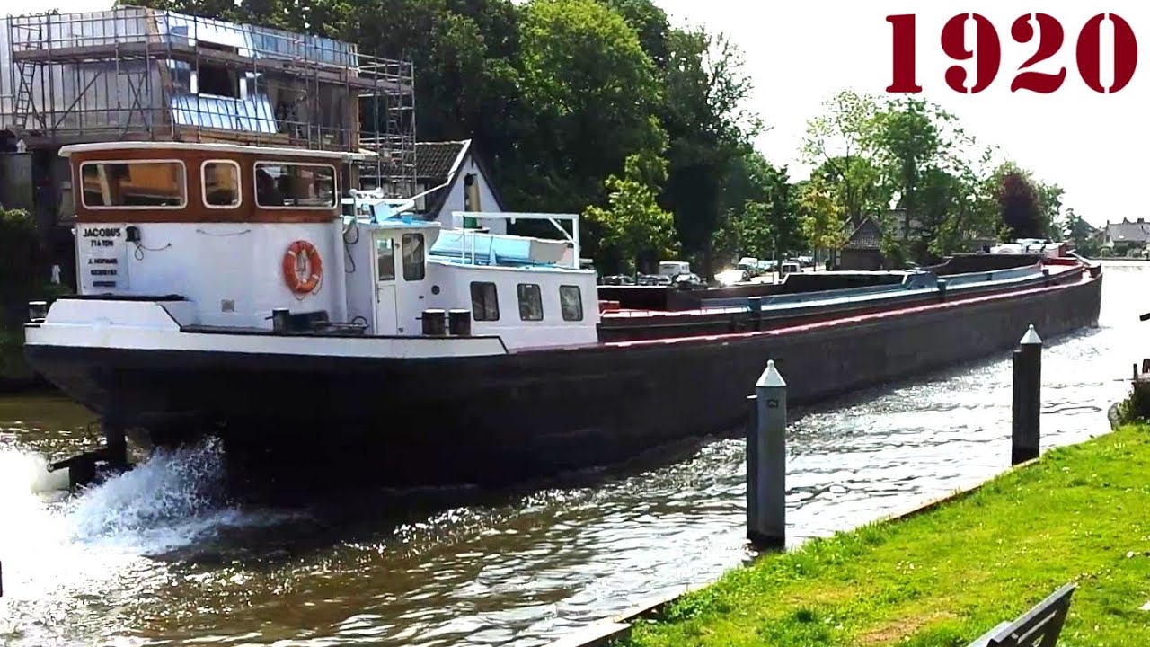JACOBUS 1920. River barge, old dutch boats #ancient #ship - YouTube