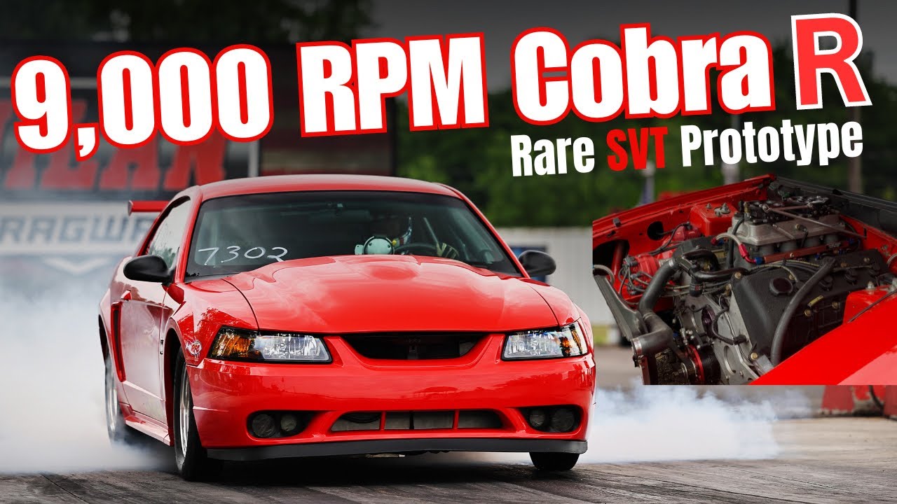 Prototype 2000 Cobra R Track Test | SVT One-Off Tunnel Ram Engine at ...