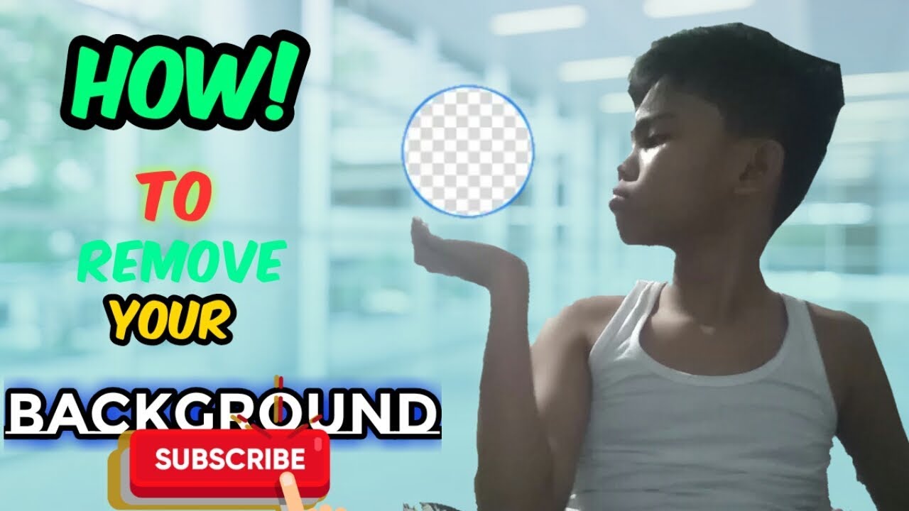 How To Remove Your Background In (Background Eraser) - YouTube