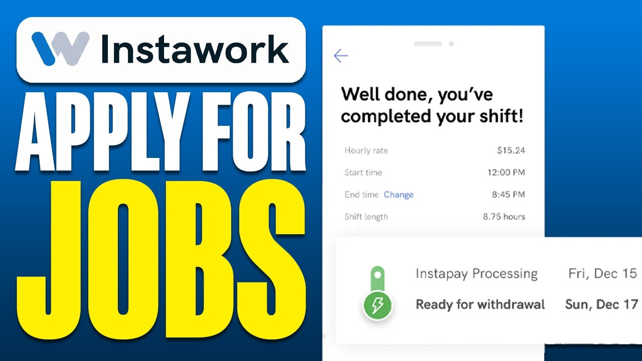 How To Apply For Jobs On InstaWork App (2025) - YouTube