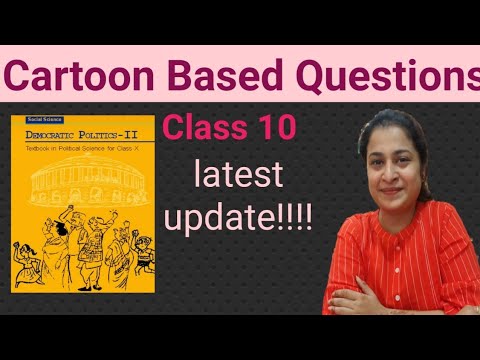 Class 10 || Cartoon based Questions- CIVICS book|| New update on exam ...