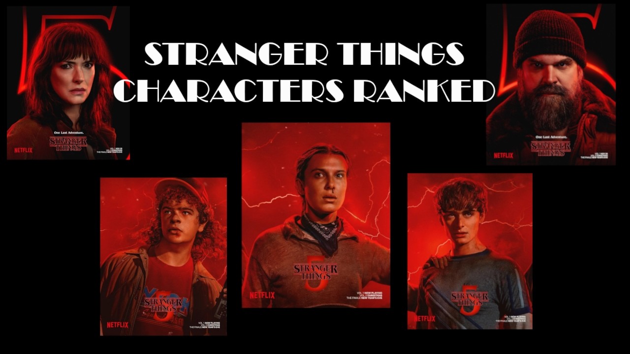 Stranger Things Characters Ranked (complete series) - YouTube