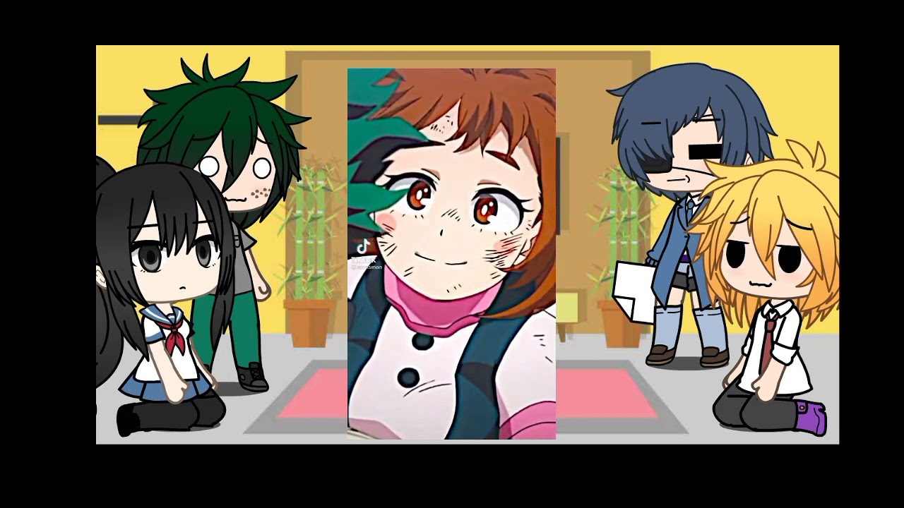Different anime characters react to each other Gacha life reaction ...