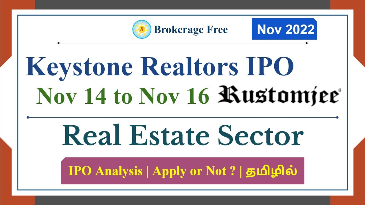Keystone Realtors IPO | Nov 14 to Nov 16 | Real Estate Sector | IPO ...