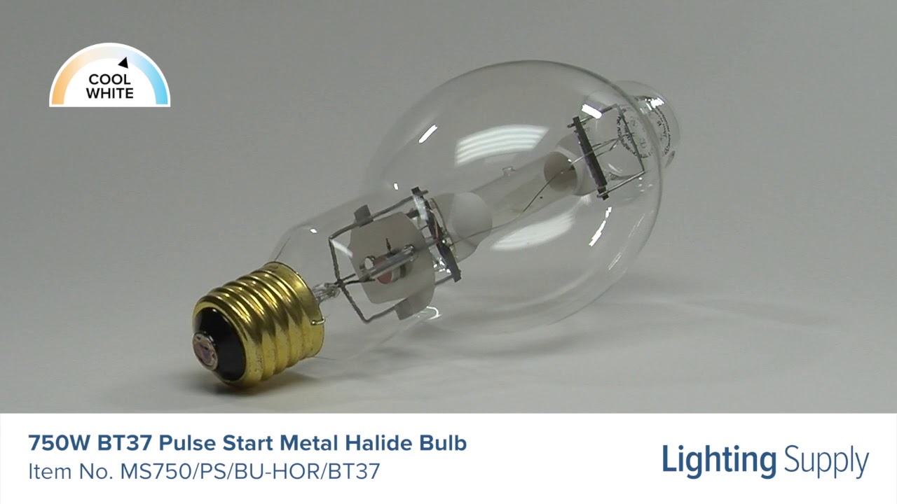 Sylvania 750W BT37 Pulse Start Metal Halide Bulb (MS750/PS/BU-HOR/BT37 ...